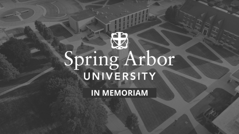 2022-2023 In Memoriam - Spring Arbor University : Spring Arbor University